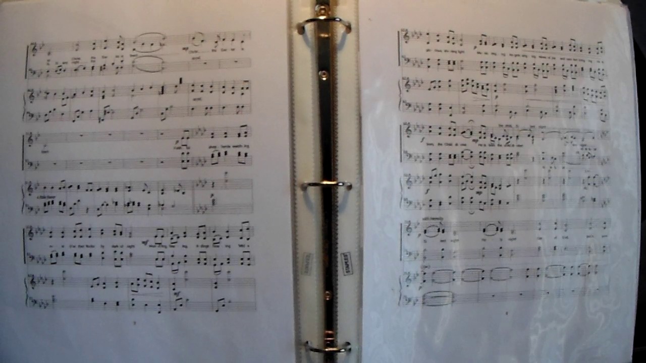 Silent Night, arr. Craig Petrie - alto line emphasis - YouTube
