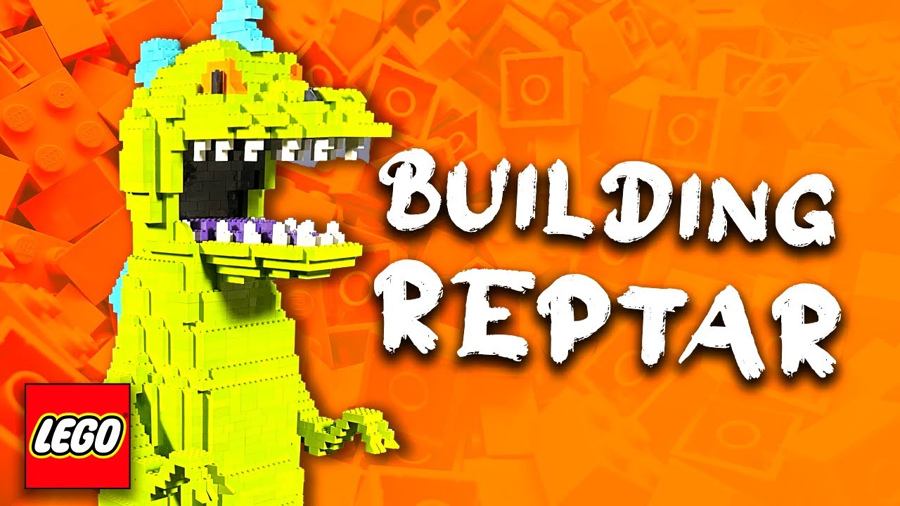 LEGO Reptar Build Challenge! Rugrats Nickelodeon MOC Masters - Episode ...