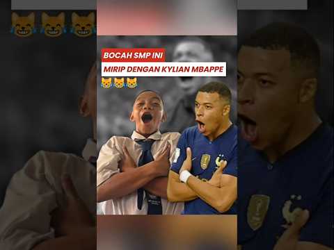 Anak SMP ini viral karena mirip dengan Kylian Mbappé