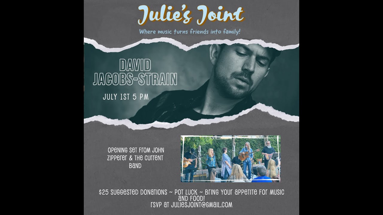 David Jacobs-Strain "Play It Again" w/ John Zipperer & The Current Band ...