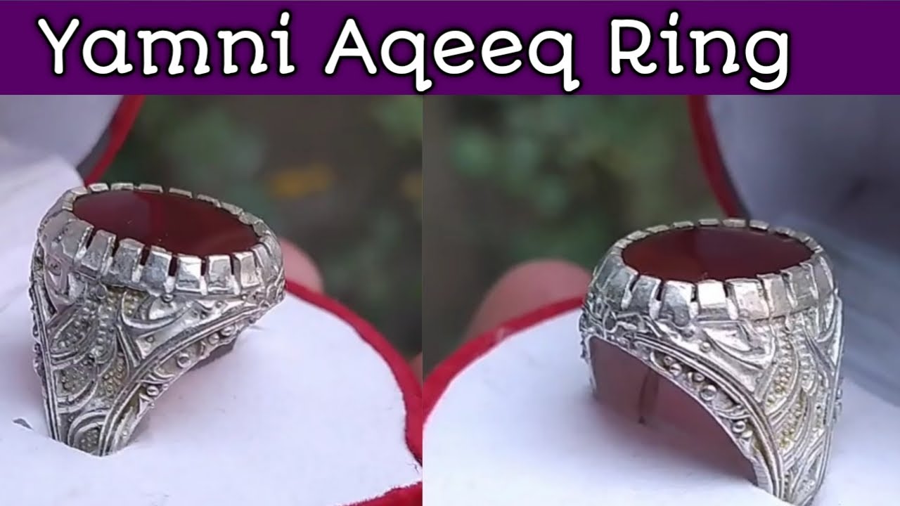 Yamni Aqeeq Ring Feedback from Coustomer - YouTube