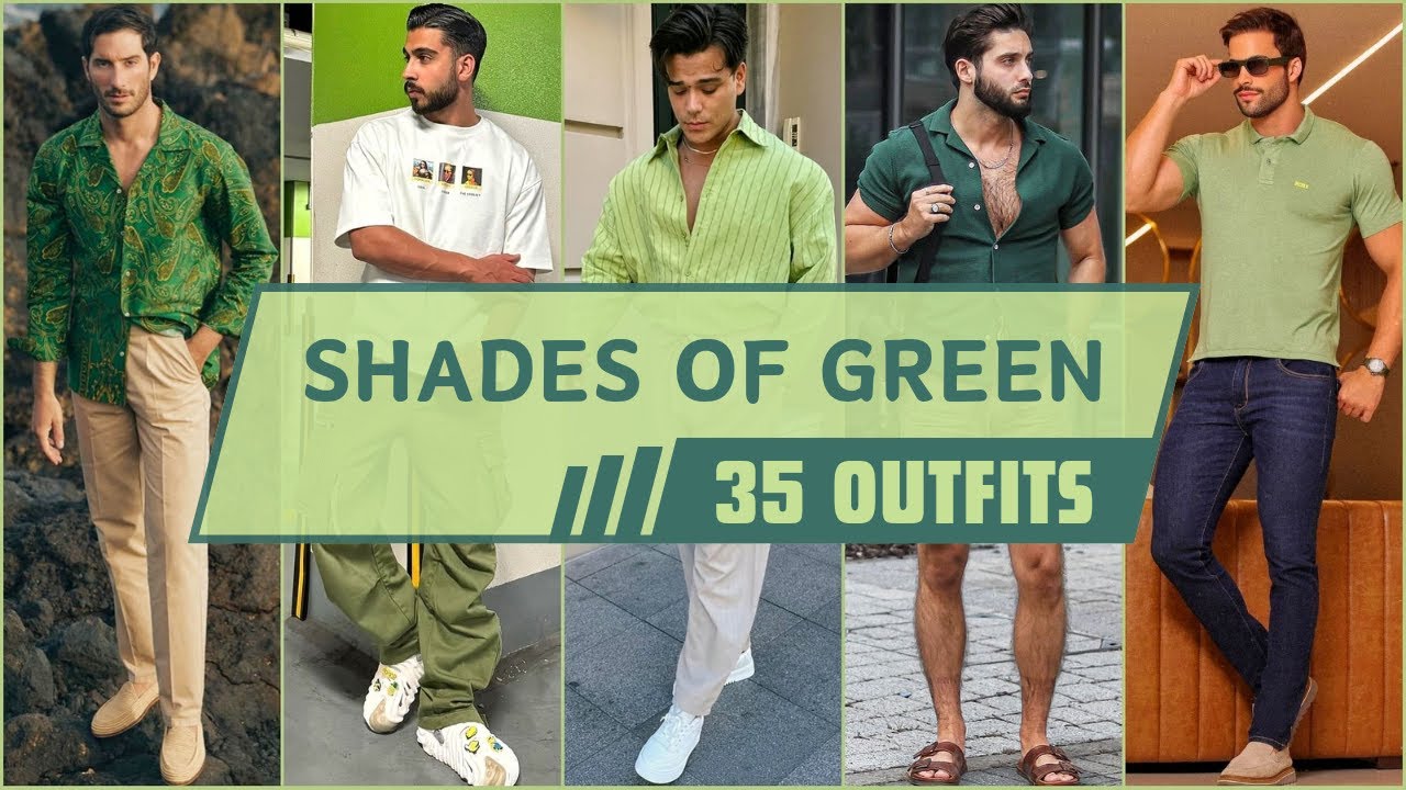 35 Ways to Style Green Colour In Summer 2024 | Men's Fashion - YouTube