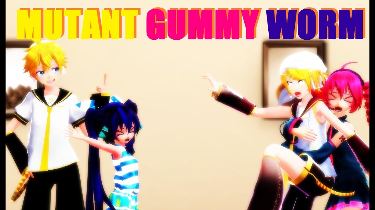 [MMD Short] Mutant Gummy Worm Plan - YouTube