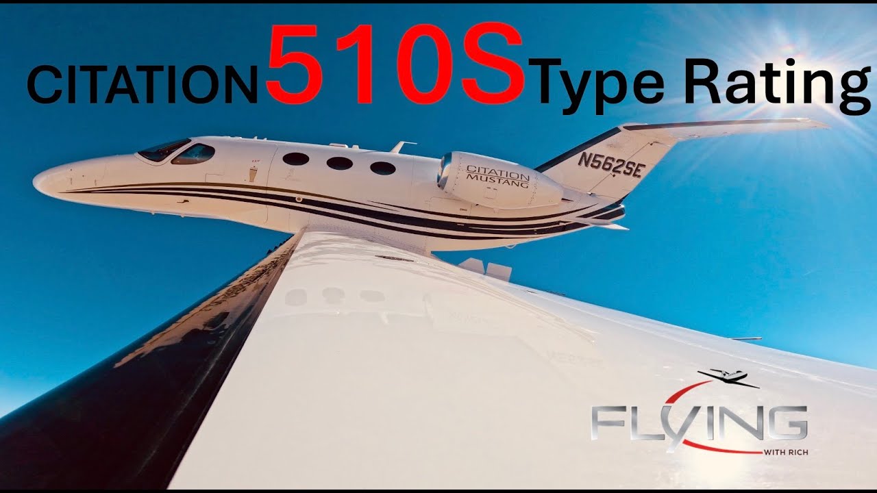Citation Mustang 510S Type Rating - 'Air Work' - YouTube