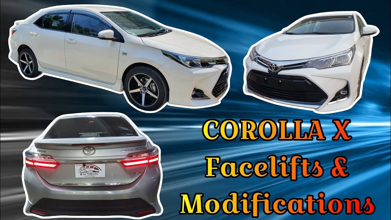 Modifications of Corolla X! - YouTube