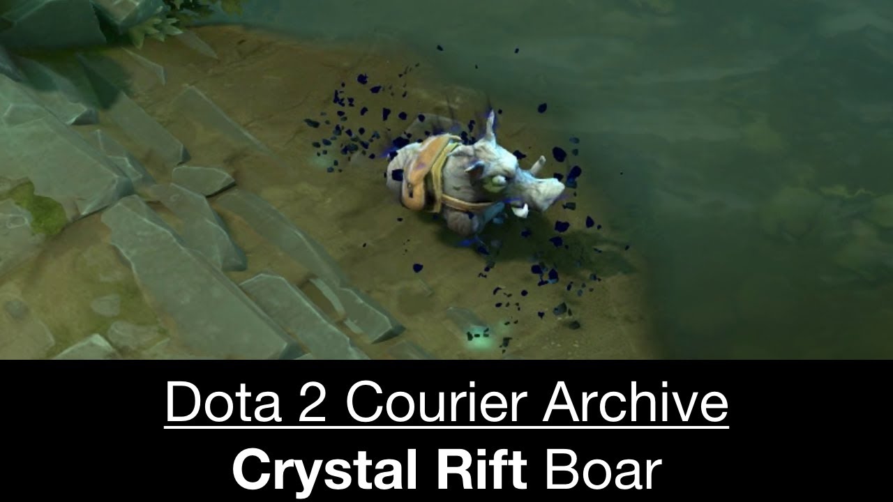 Dota 2 Courier: Unusual Boar (Crystal Rift) - YouTube