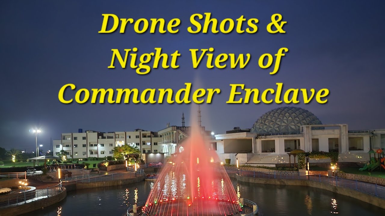 Beautiful Drone Shots & Night View - Commander Enclave - YouTube