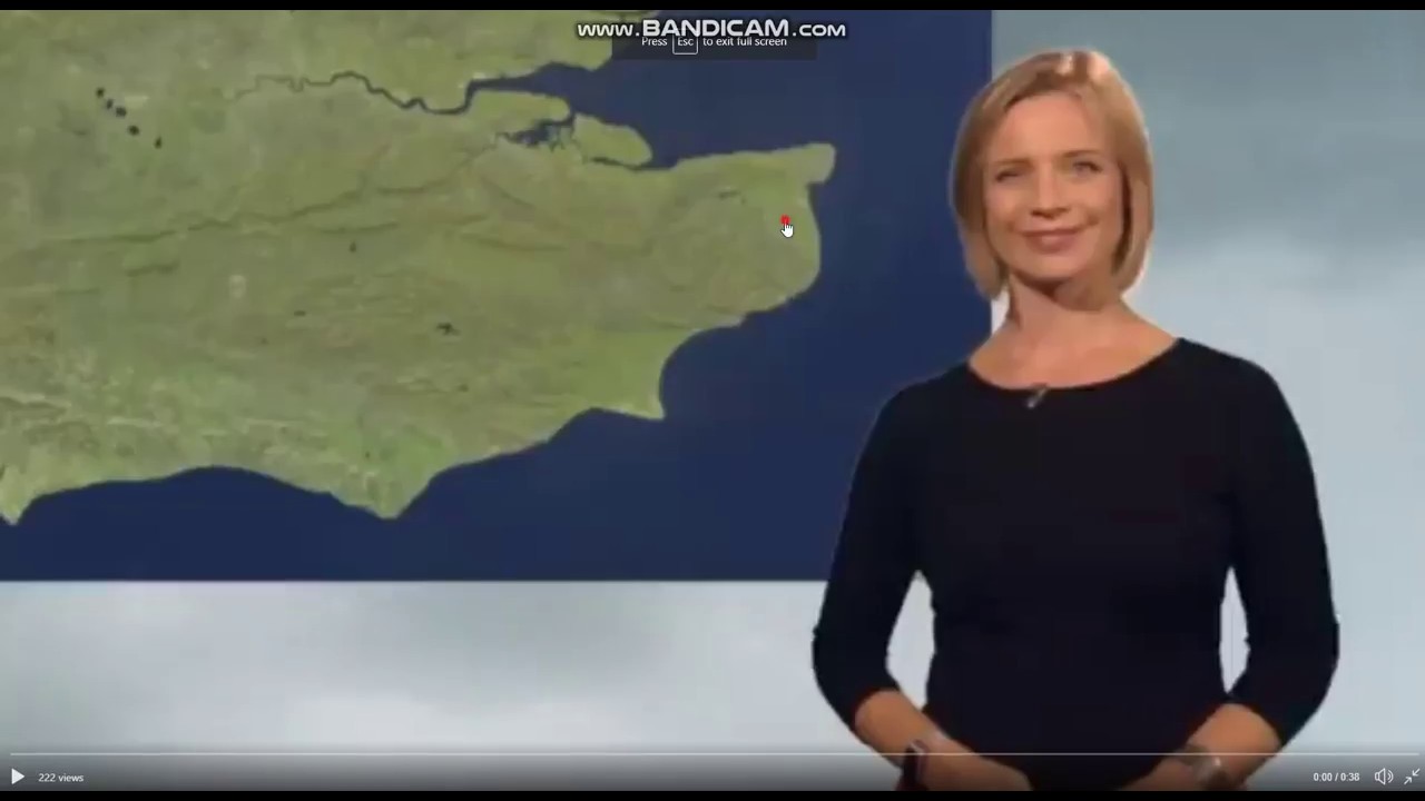 Sarah Keith-Lucas - South East Today weather - (2018/08/16) - YouTube