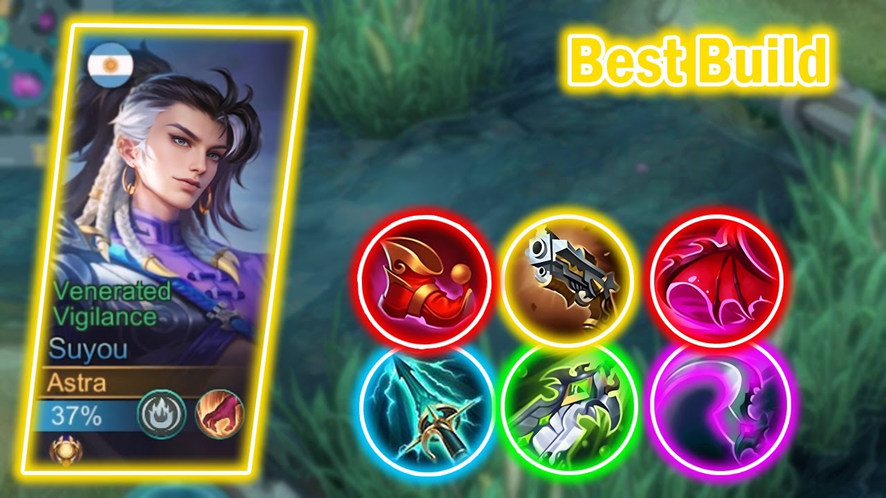 SUYOU BEST BUILD AND COMBOS | TOP 1 GLOBAL SUYOU ~ MLBB - YouTube