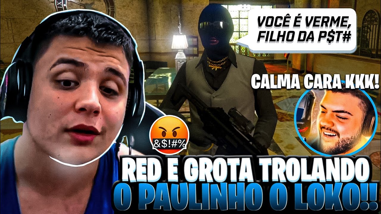 RED E A GROTA SEQU3STRARAM O PAULINHO O LOKO FINGINDO SER OUTRA FACÇÃO ...