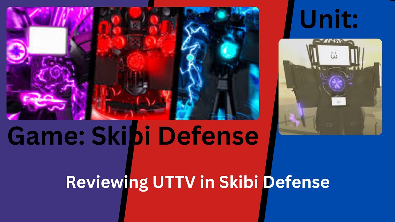reviewing UTTV in Skibi Defense #skibiditoilet #skibidefense - YouTube