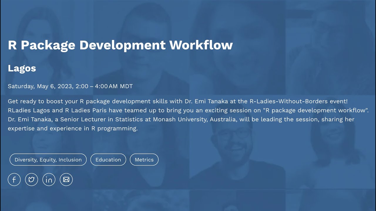 R Package Development Workflow | Lagos - YouTube