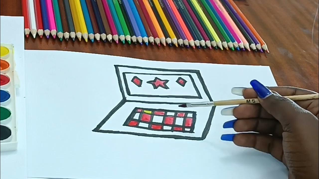 How to Draw a Laptop/ Computer Easy for Kids| Step by Step| Bolalar ...
