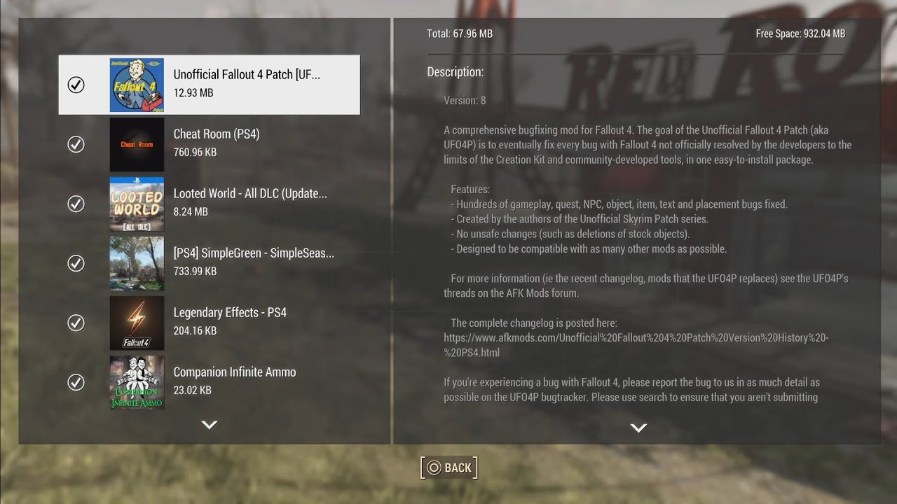 Fallout 4 mods Ps4/Ps5 next gen update español - parte 1 ...