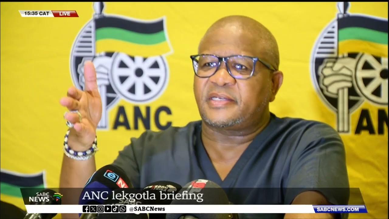 ANC media briefing on National Lekgotla outcomes - YouTube