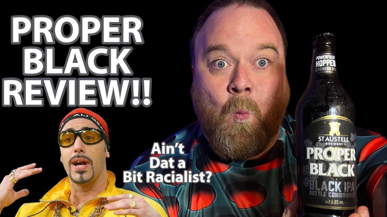 St Austell - Proper Black|6%|Black IPA Beer Review!! - YouTube