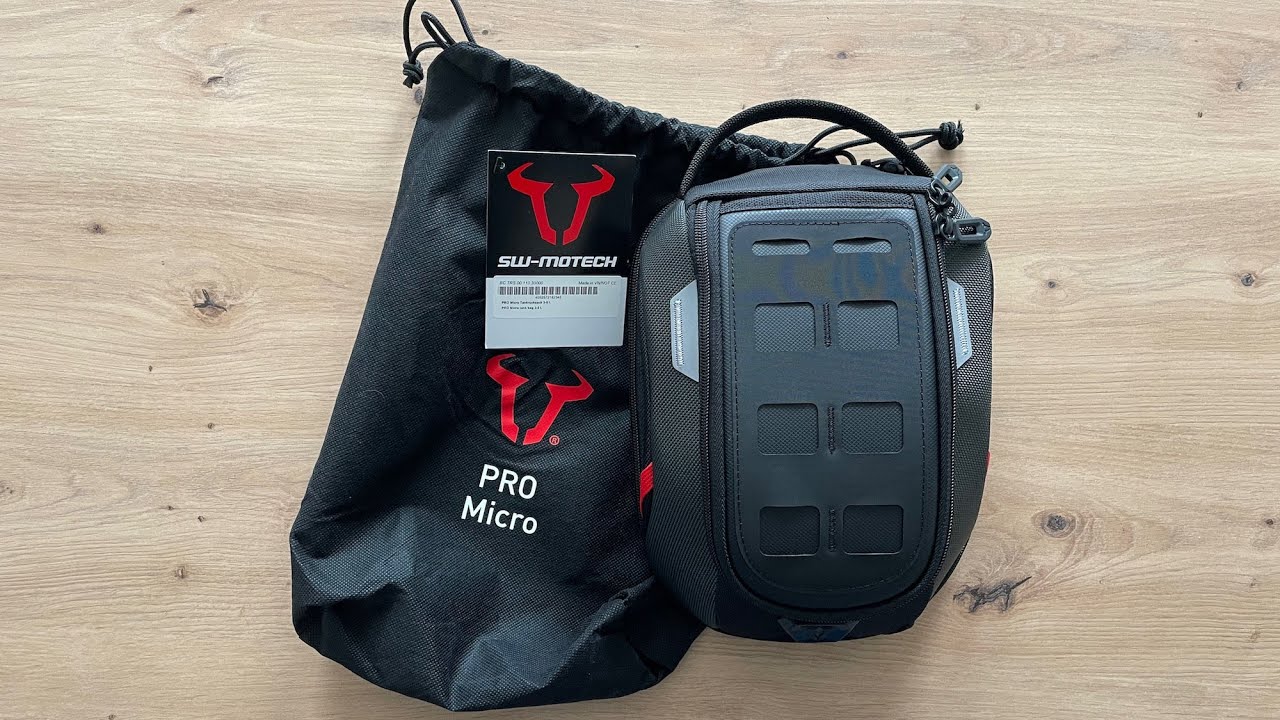 SW-Motech Pro Micro Tank Bag / BC.TRS.00.110.30000 - YouTube