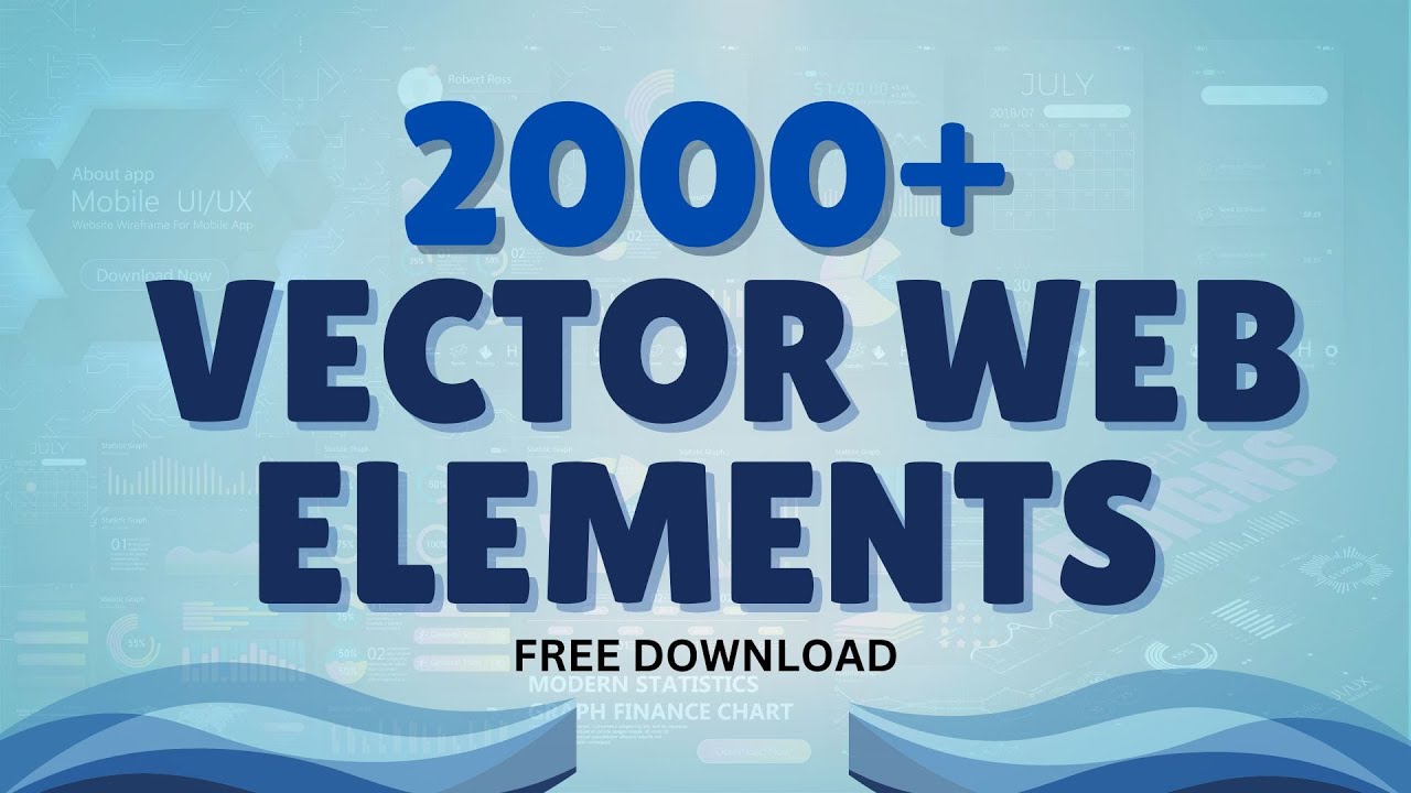2000+ Vector Web Elements Free Download - YouTube