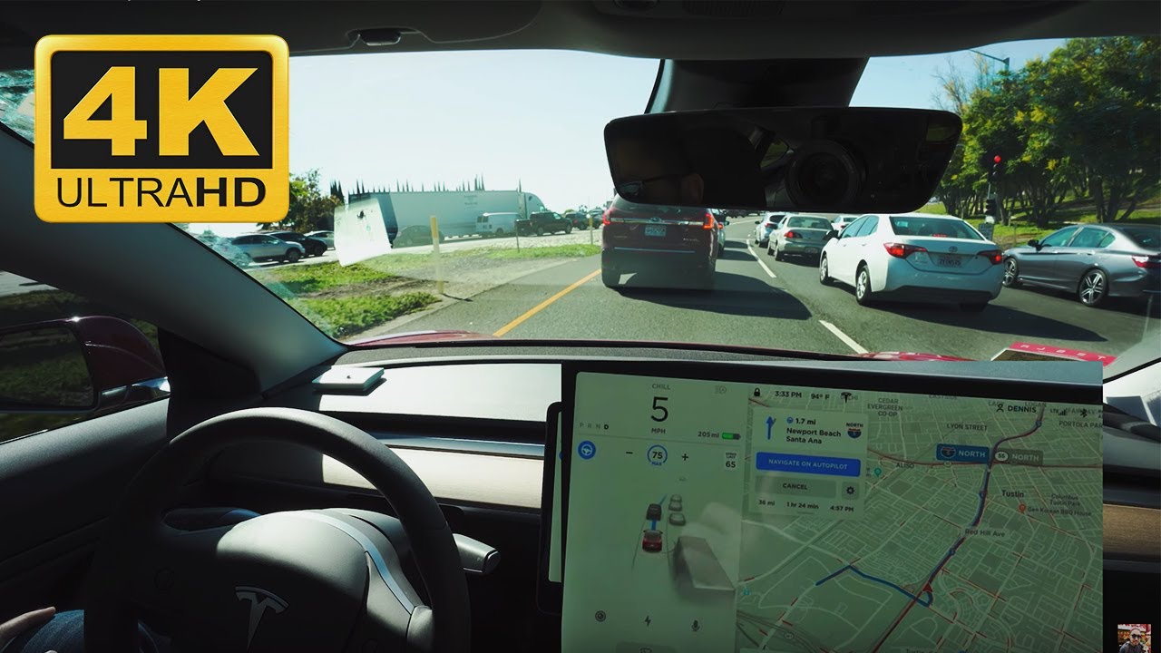 Driving On Autopilot My Entire Commute - YouTube