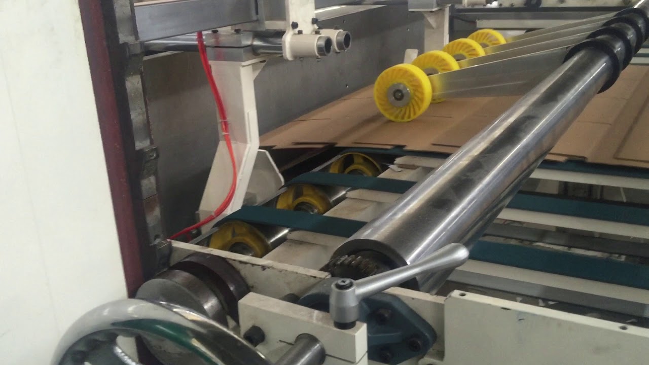 TCY Flexo Folder Gluer 1600 x 3000 mm - YouTube