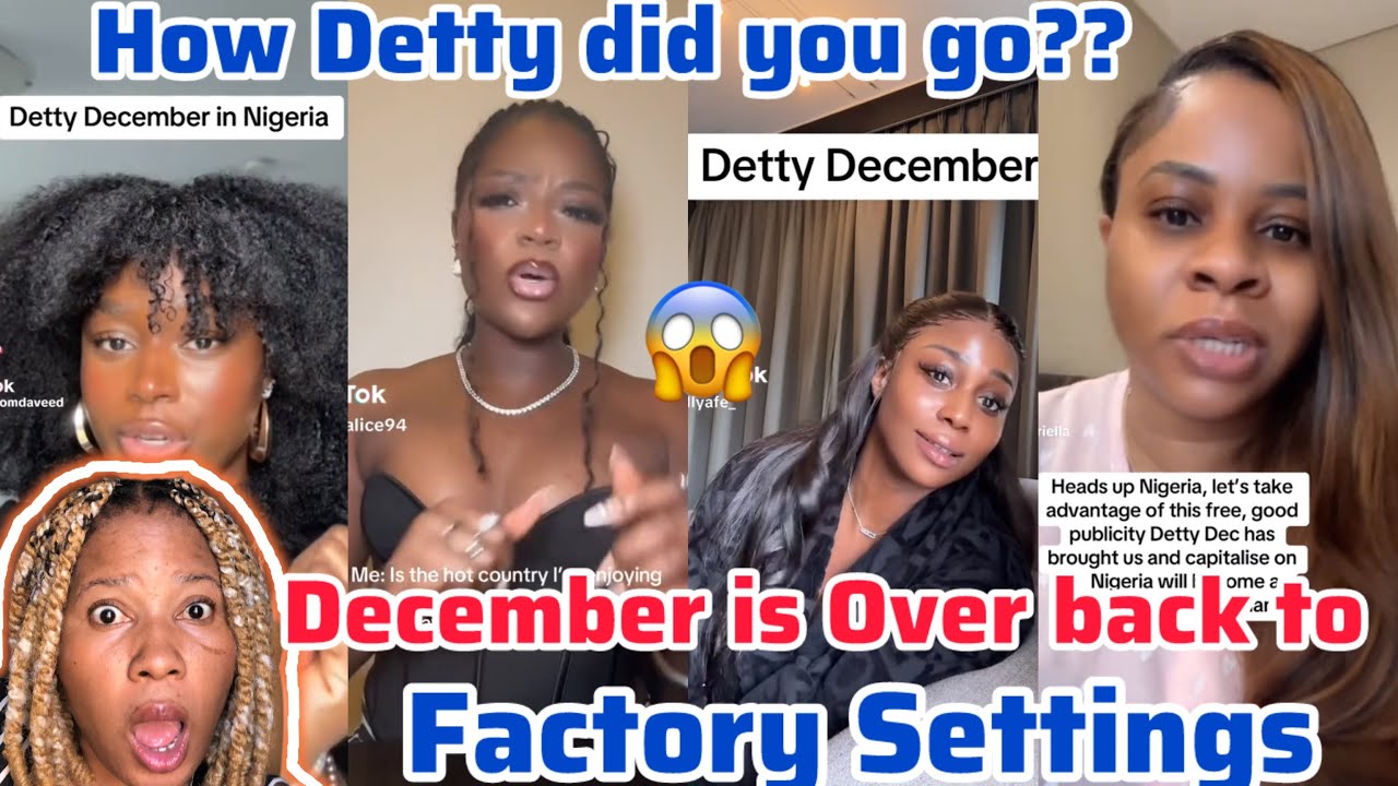 DETTY DECEMBER in NIGERIA 🇳🇬 & Ghana 🇬🇭 is Over and in the Mud | Hear ...