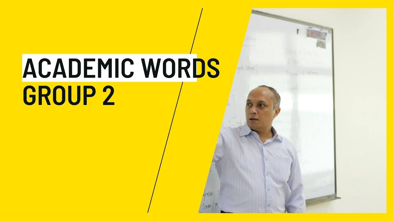 #vocabulary #academic #English #TOEFL Academic Words Group 2 - YouTube