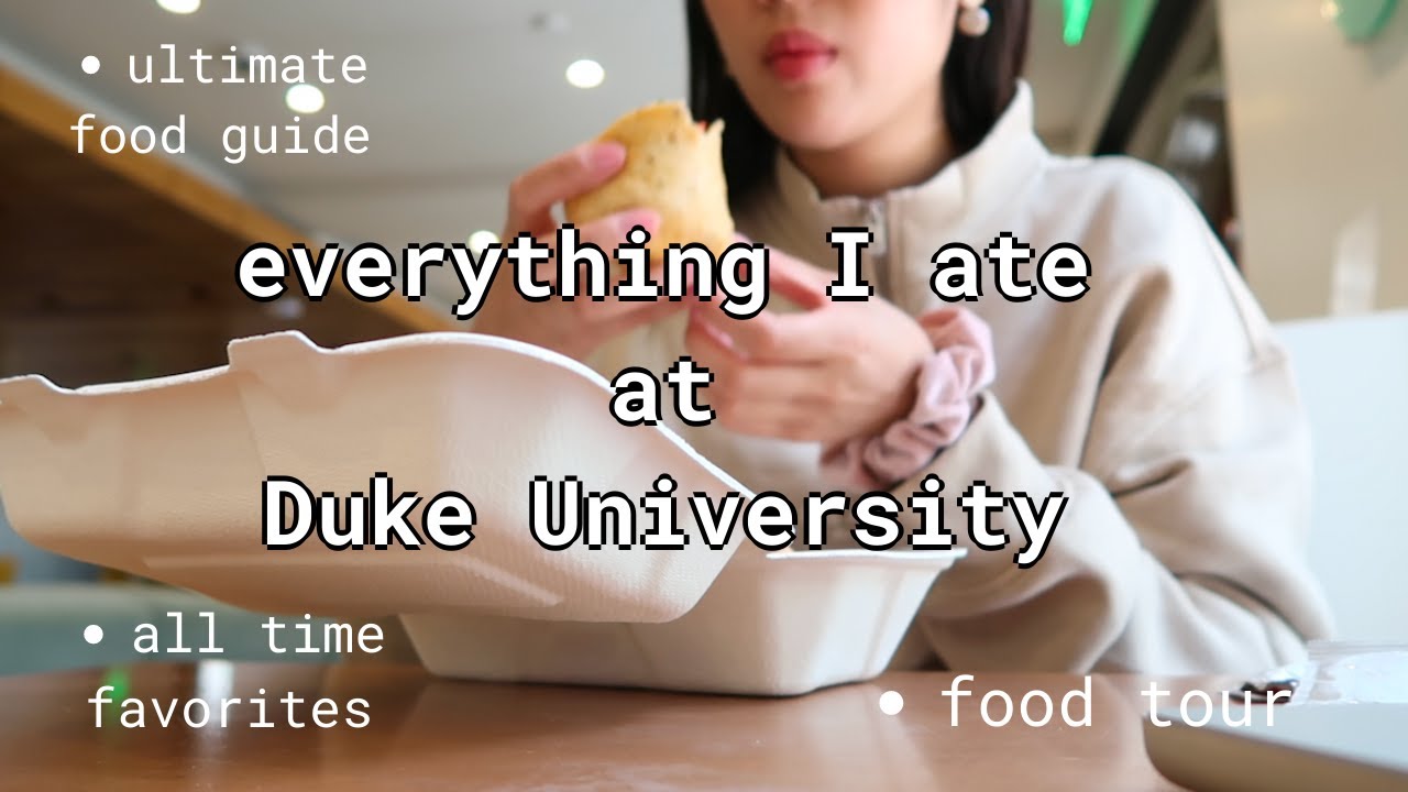 Duke University Food Tour - YouTube