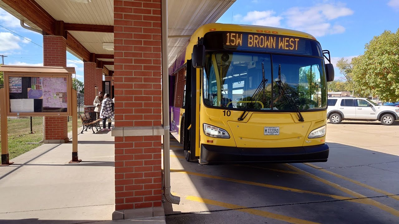 Ride On Go West Transit 2019 New Flyer XD35 10 On Rt 15E Brown/16E ...