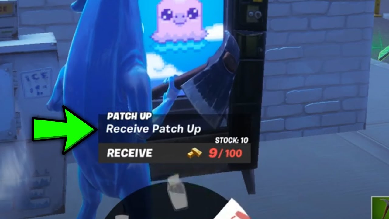 Purchase the Patch Up service from Characters or Mending Machines - YouTube