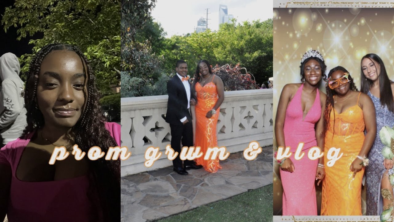 SENIOR PROM GRWM & VLOG #1 💃🏽🧡 - YouTube