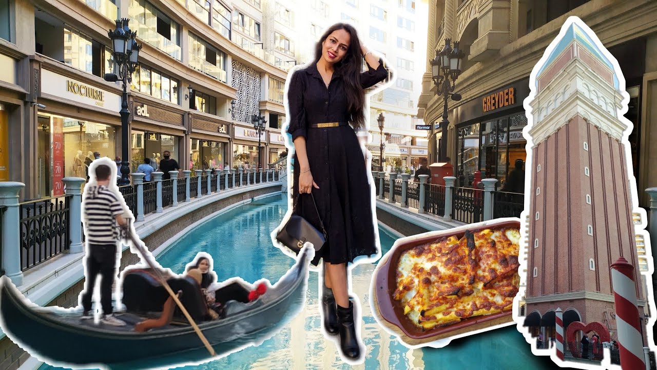 Little Venice in Istanbul | Venezia Mega Outlet | A Mall with Gondolas ...