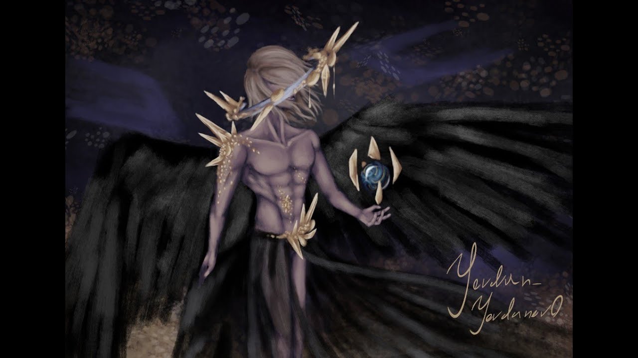 Fallen angel of greed (Speedpaint) - YouTube