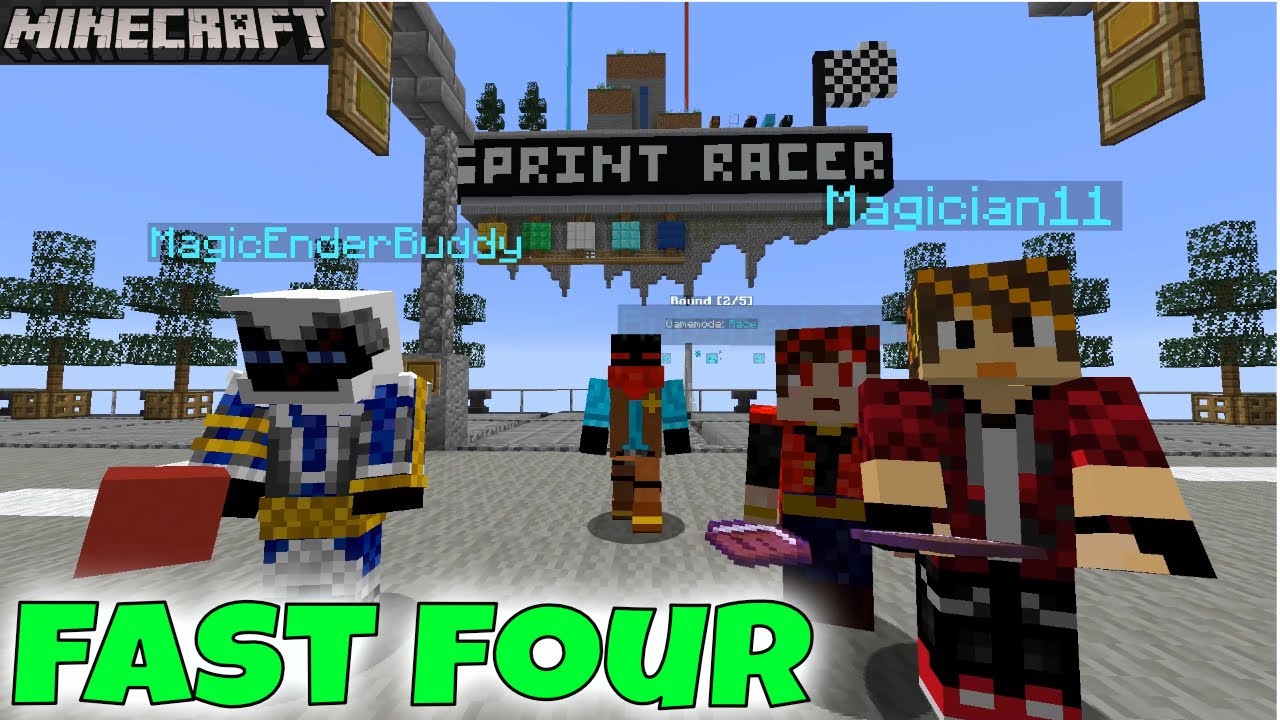 "Minecraft Sprint Race" - YouTube