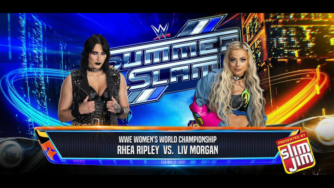 WWE 2K24 Rhea Ripley vs Liv Morgan SUMMERSLAM ´24 - YouTube