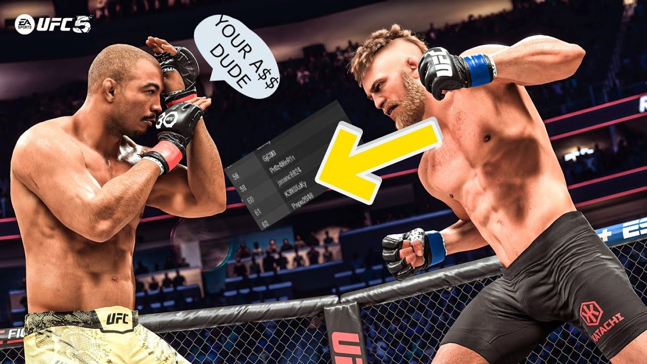 I Played An Actual Top 100 UFC 5 Player - YouTube