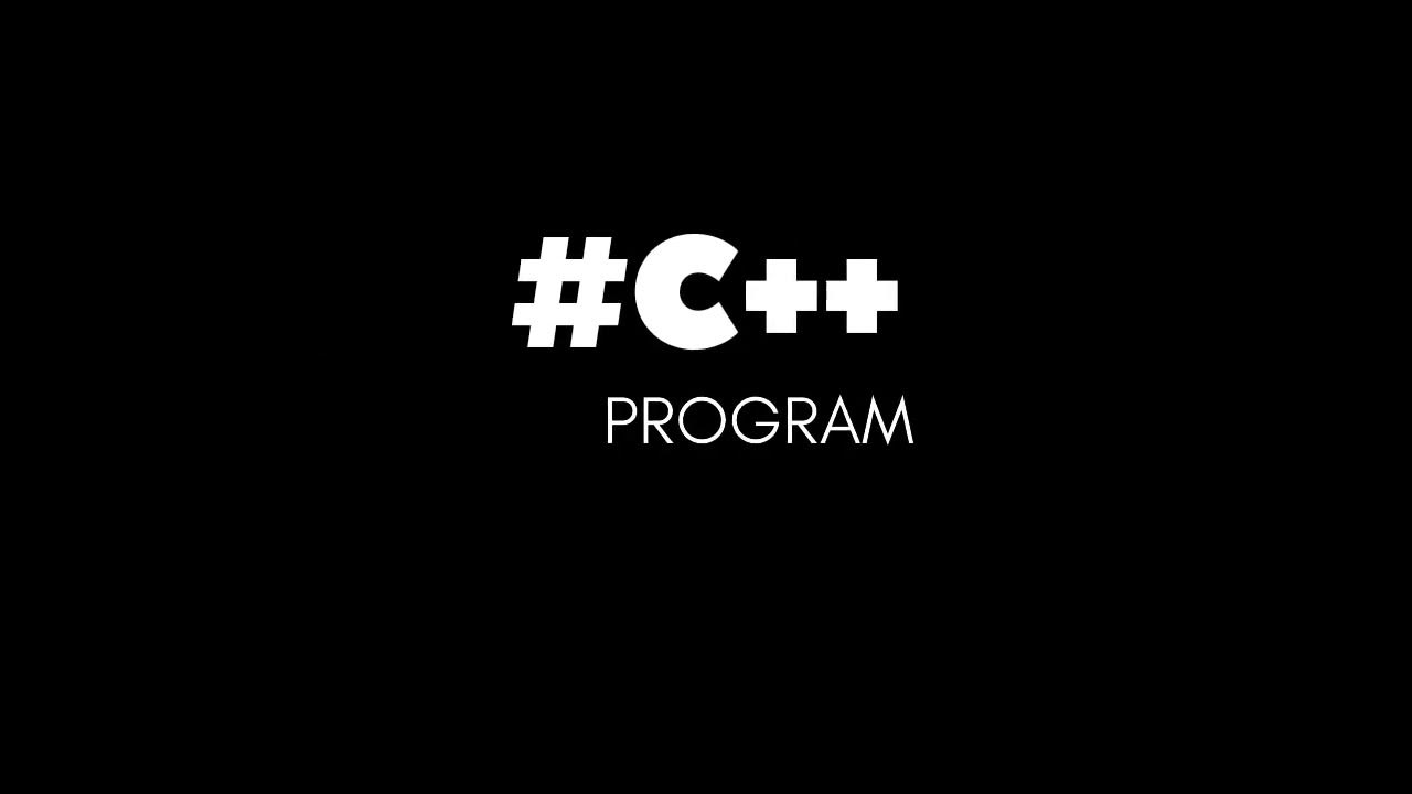 C++PROGRAM - YouTube
