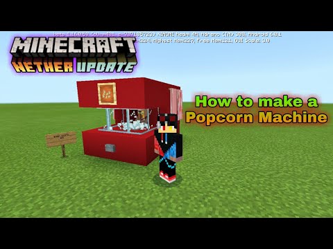 How to make a PopCorn Machine in Minecraft - YouTube