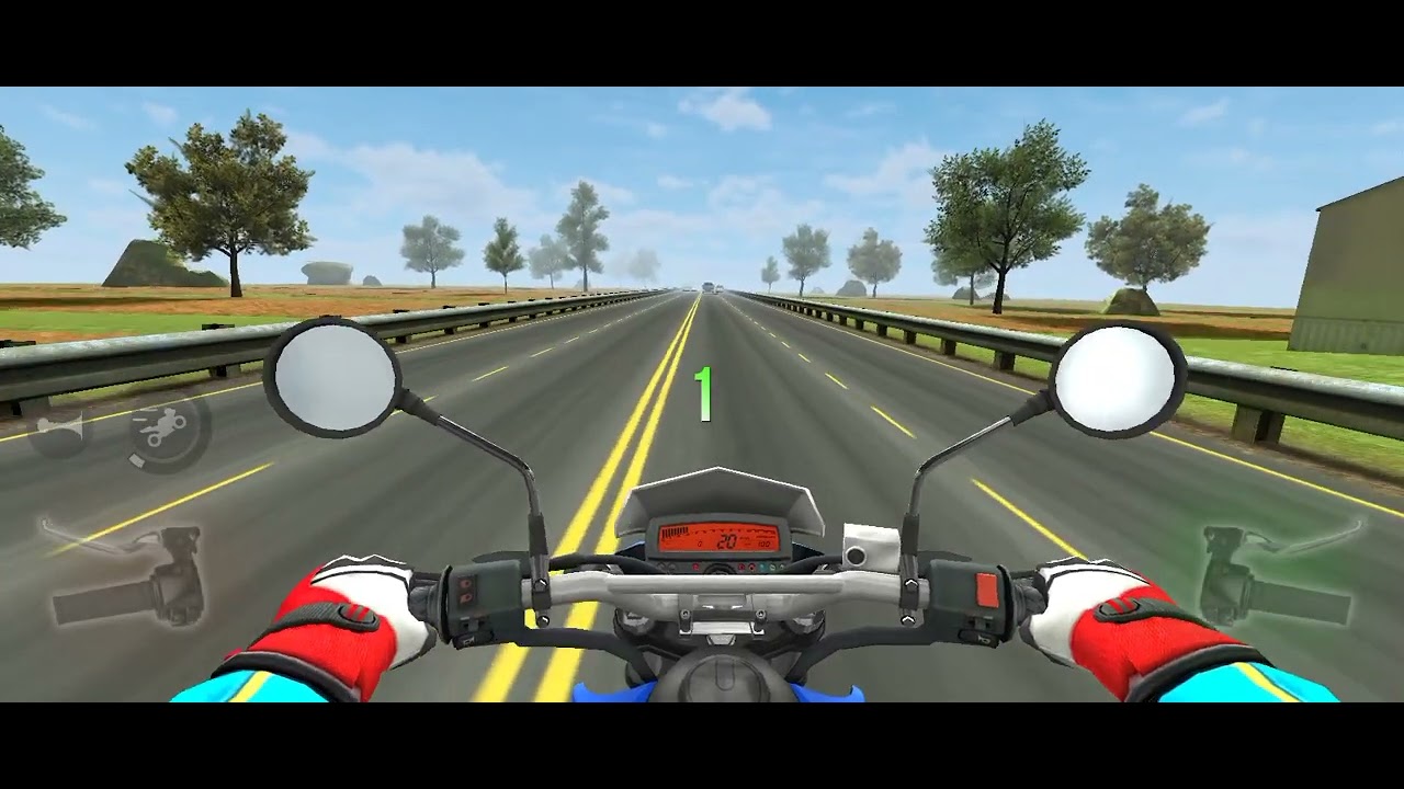 Traffic rider game unlocking bike android mobile game bike racer - YouTube