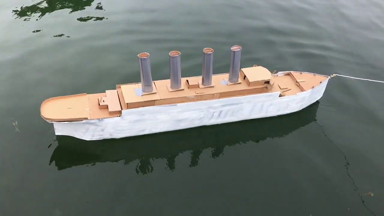 The Sinking of my Cardboard Ship - YouTube