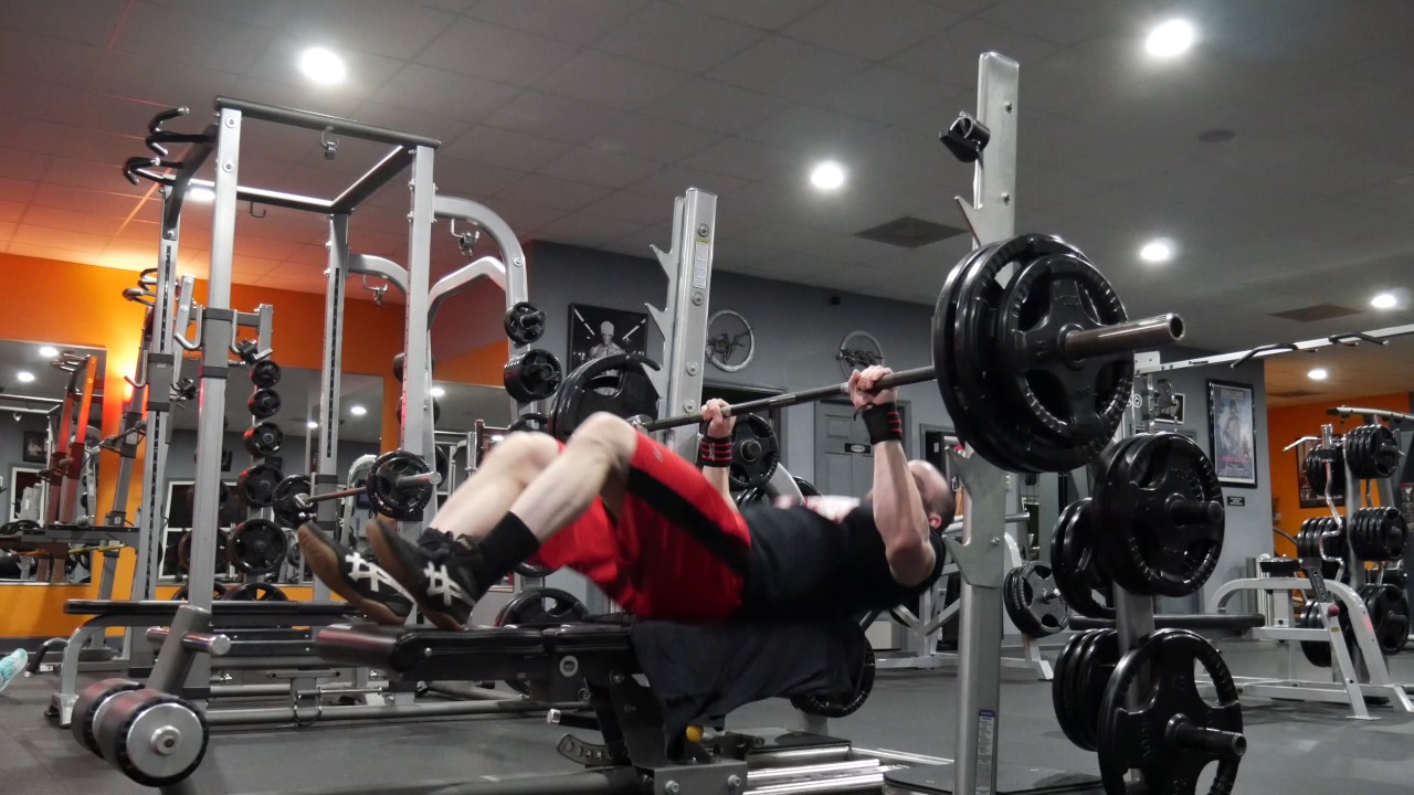 First pain free workout 275 5x5 bench - YouTube