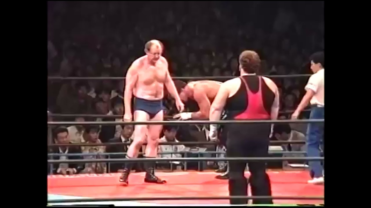 Terry & Dory Funk Jr VS Cactus Jack & Terminator Hoss Japan 4/6/91 # ...