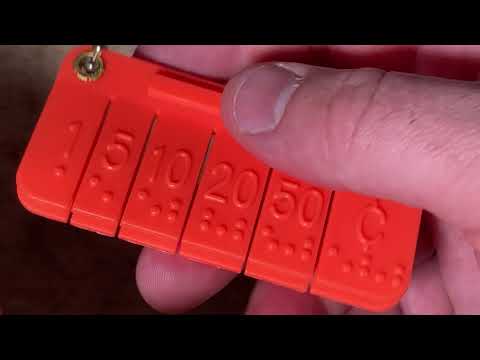 Marking Money: The Pocket Money Brailler - YouTube