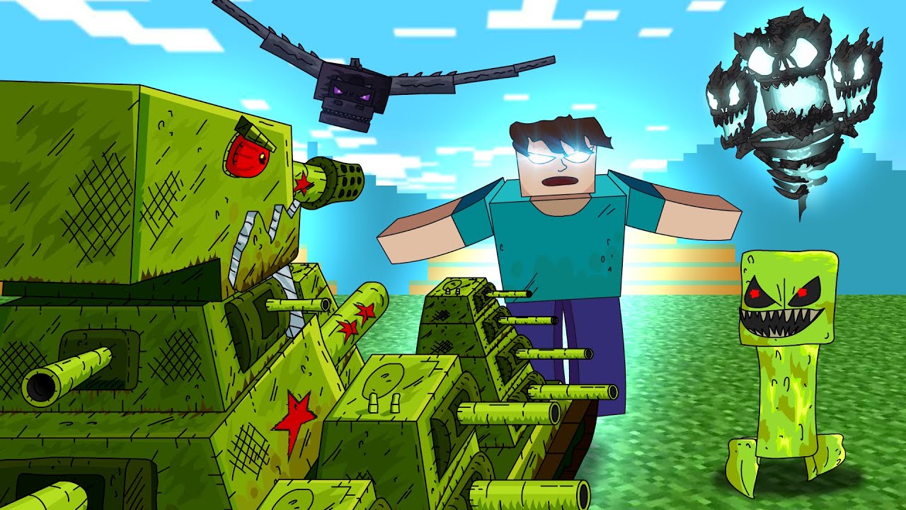THE BIG STORY: KV-44 WANTS TO RETURN HOME FROM MINECRAFT! - Cartoons ...