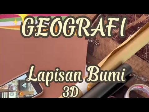 Pop Up Book Lapisan Bumi - X PIA 2 - YouTube