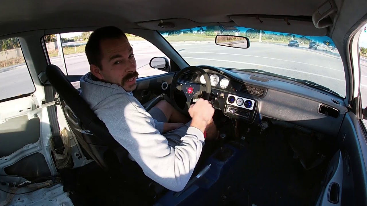 500+whp D15B Turbo testing the Slicks on the street - YouTube