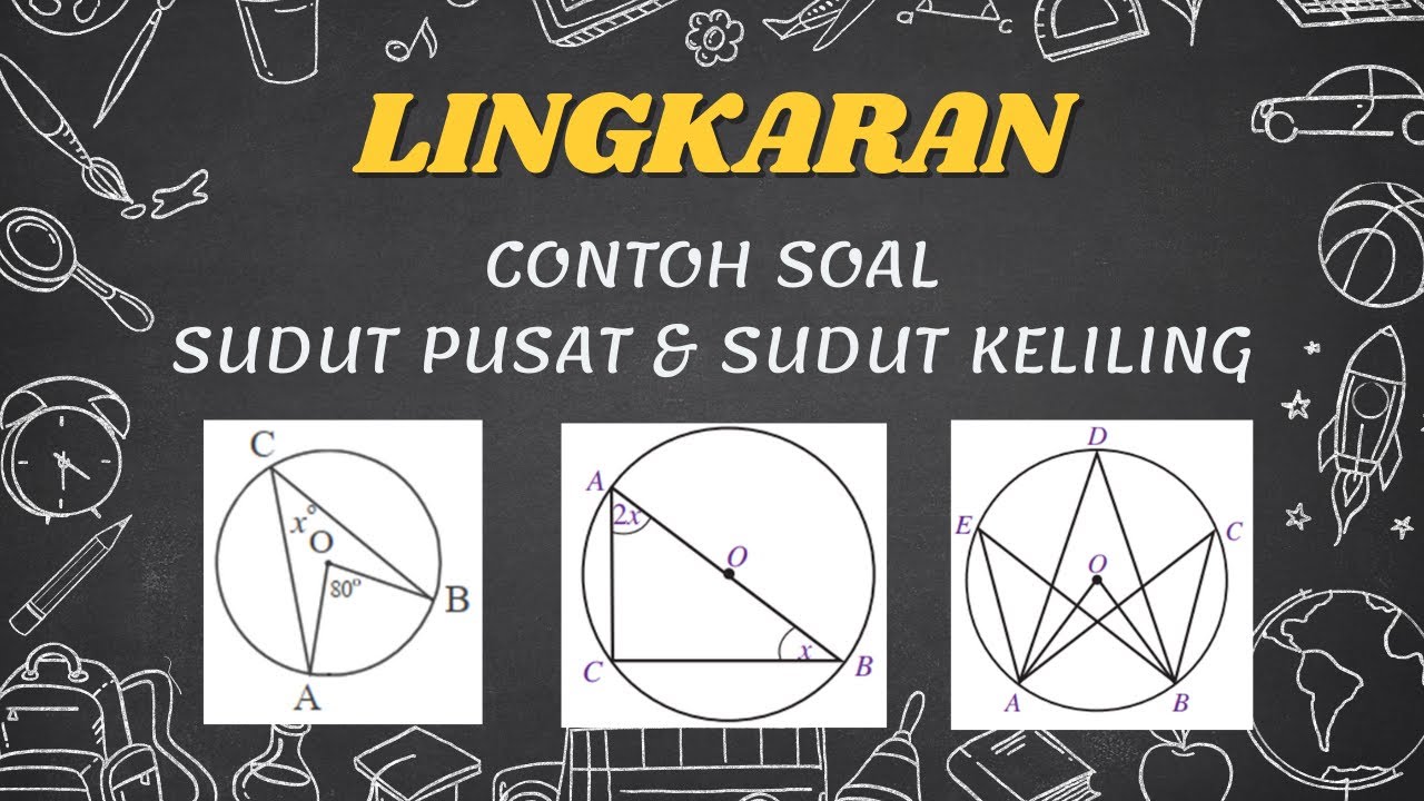 Rumus Sudut Pusat & Sudut Keliling Lingkaran dengan Contoh Soalnya ...