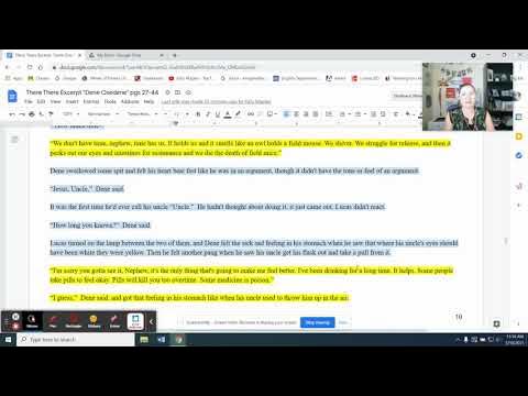 There There "Dene Oxendene" excerpt-- read (and some interpretation) by ...