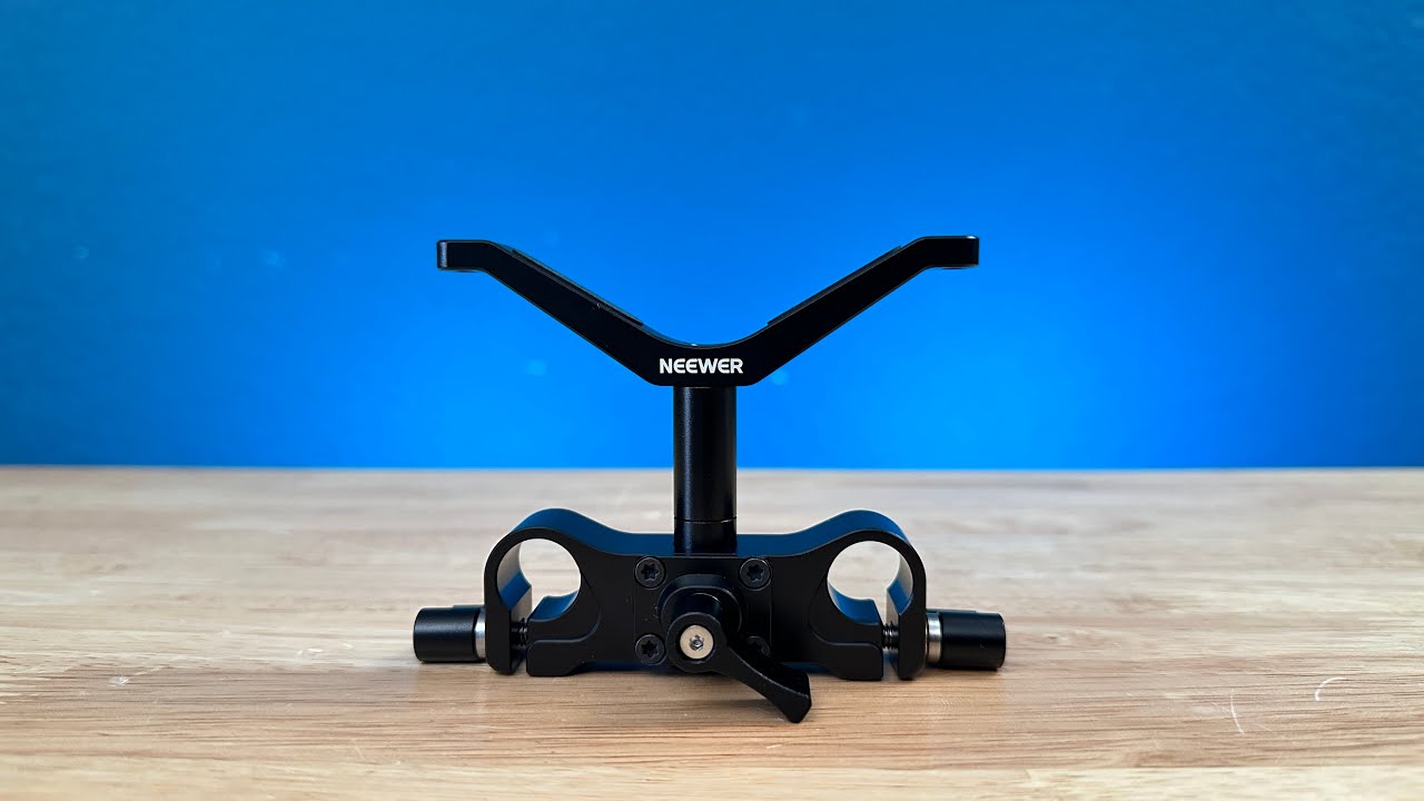 Neewer Camera Lens Support with Adjustable Height - YouTube