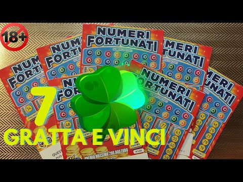 7 SUPER NUMERI FORTU🍀TI🤑💥#grattaevinci - YouTube