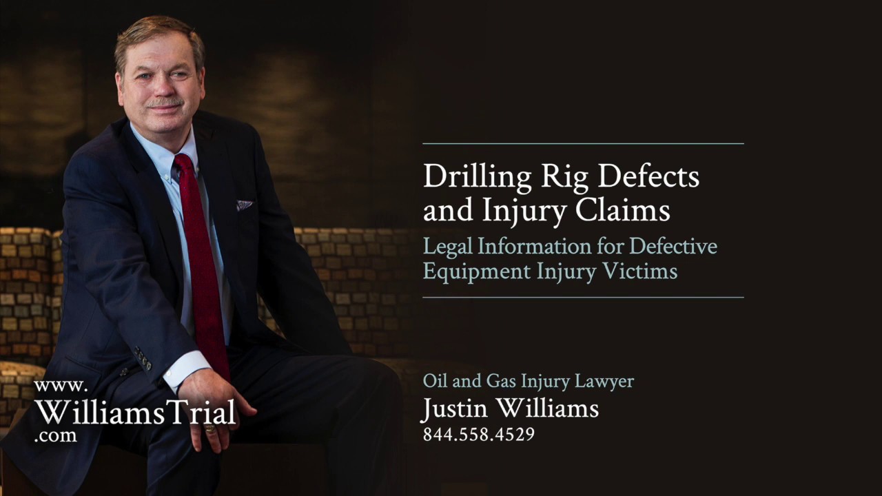 Drilling Rig Defects and Injury Claims - YouTube